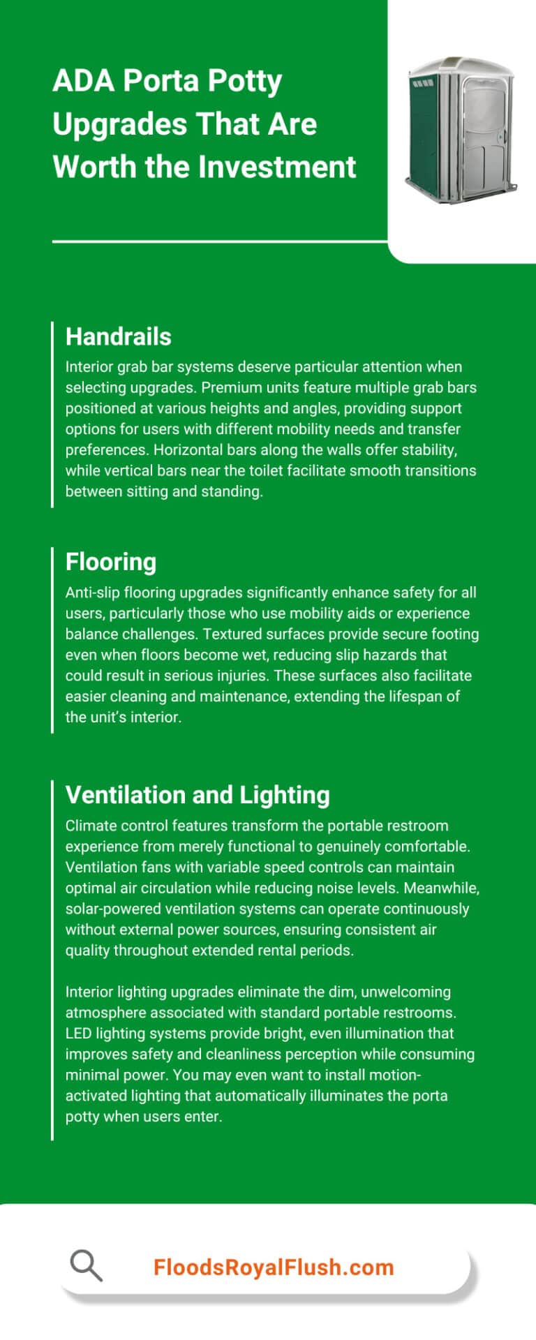 ADA Porta Potty Upgrades That Are Worth the Investment