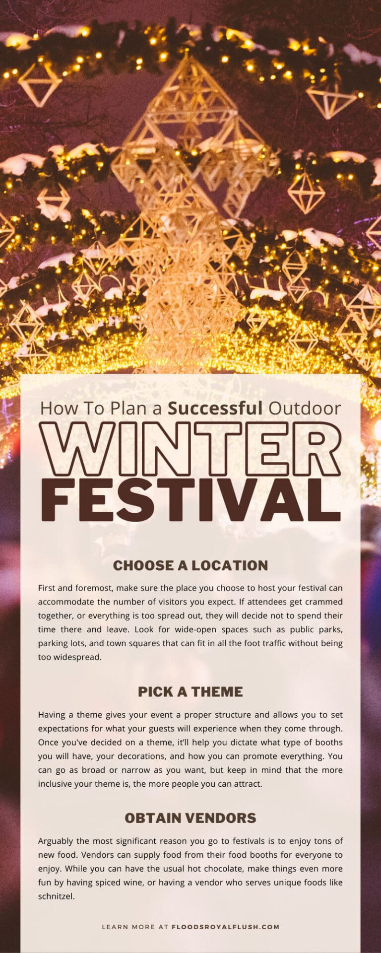 How To Plan a Successful Outdoor Winter Festival